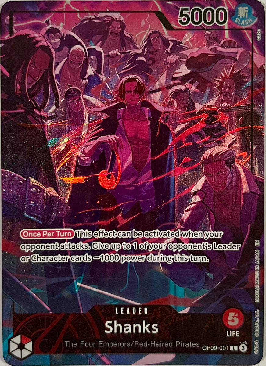 OP09-001 - Shanks - Leader ALT ART – Collectors Company