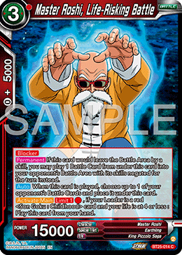 BT25-014 - Master Roshi, Life-Risking Battle - Common – Collectors Company