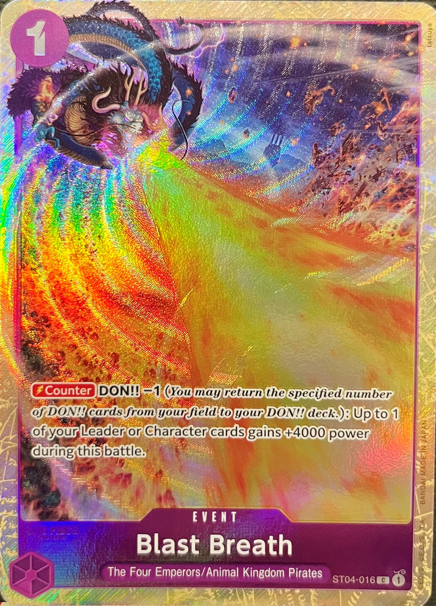 ST04-016 - Blast Breath - Common ALT ART – Collectors Company