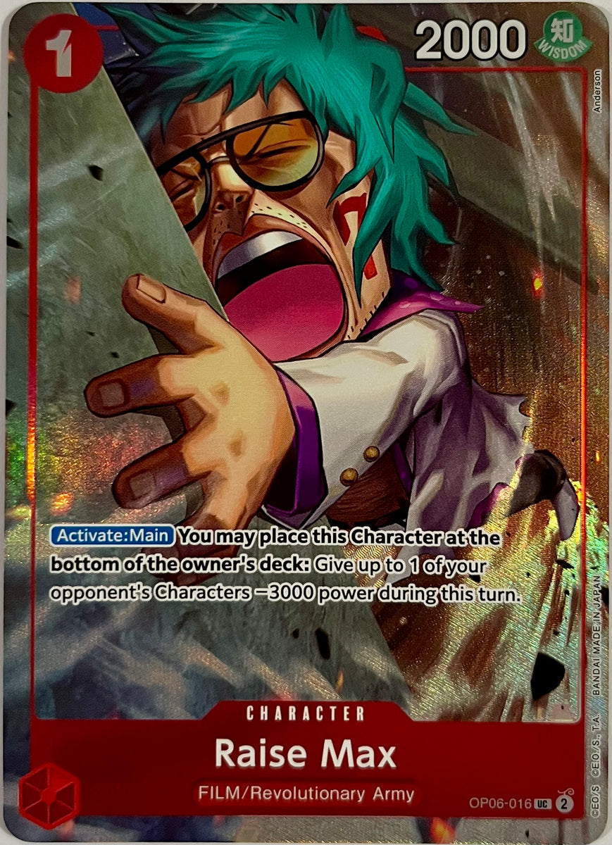 OP06-016 - Raise Max - Uncommon ALT ART – Collectors Company