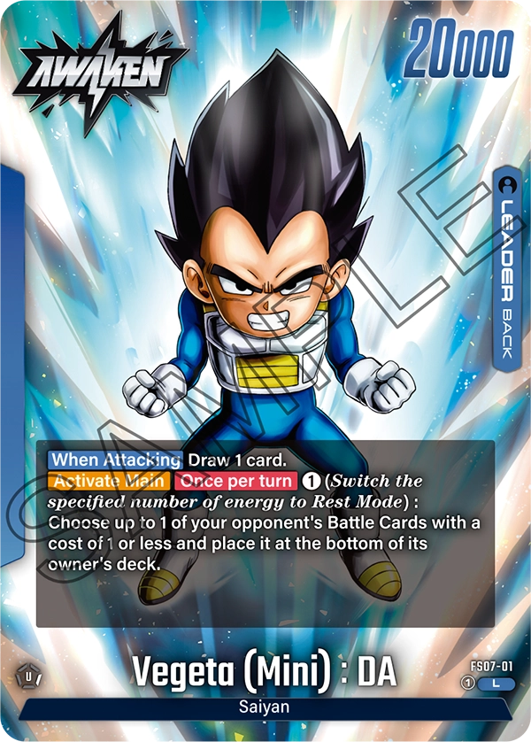 FS07-01 - Vegeta (Mini) : DA - Leader – Collectors Company
