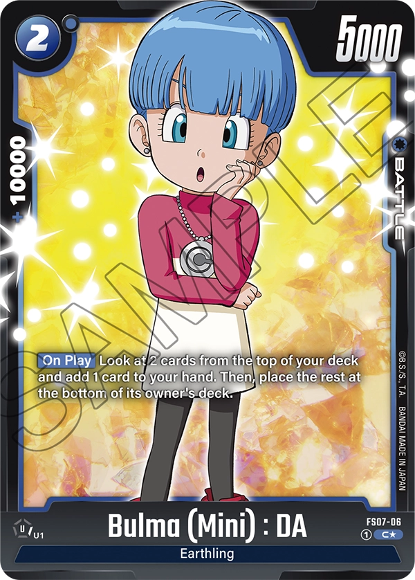 FS07-06 - Bulma (Mini) : DA - Common ALT ART – Collectors Company