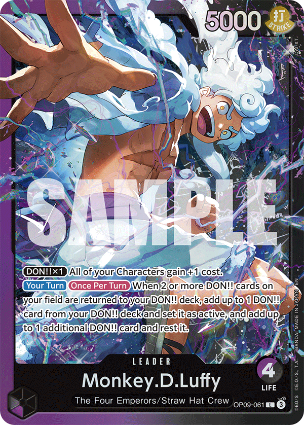 OP09-061 - Monkey.D.Luffy - Leader Alt Art – Collectors Company