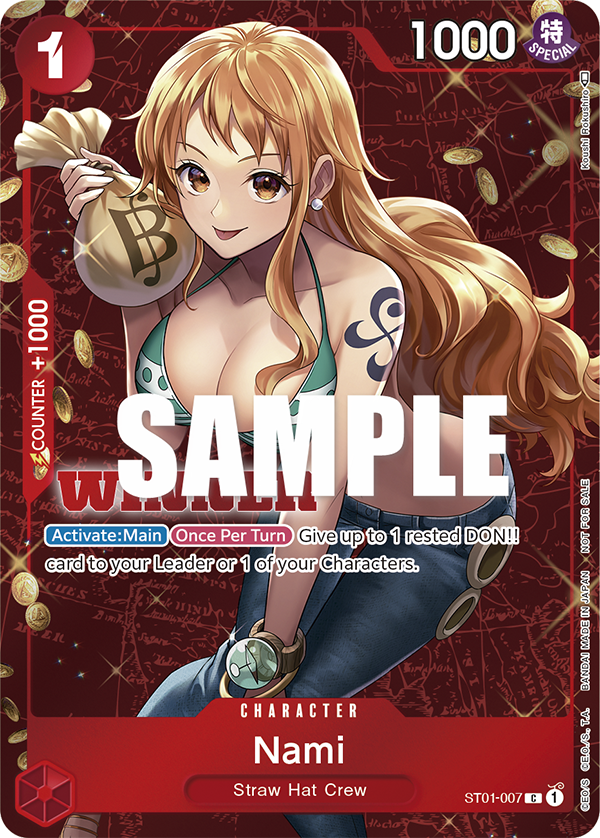 ST01-007 - Nami - Common ALT ART WINNER STAMPED – Collectors Company