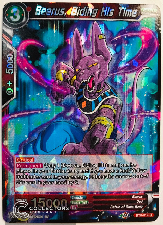 BT8-014 - Beerus, Biding His Time - Rare – Collectors Company