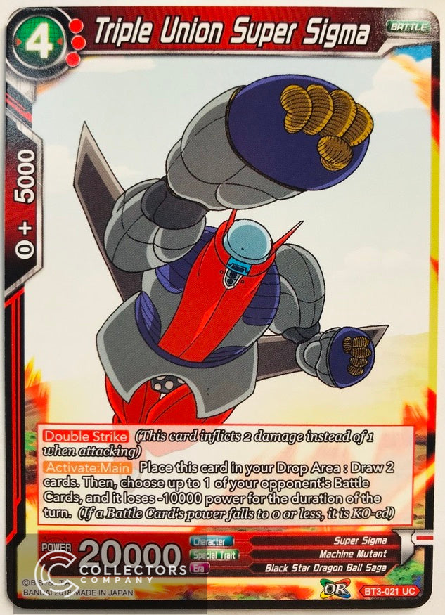 BT3-021 - Triple Union Super Sigma - Uncommon – Collectors Company