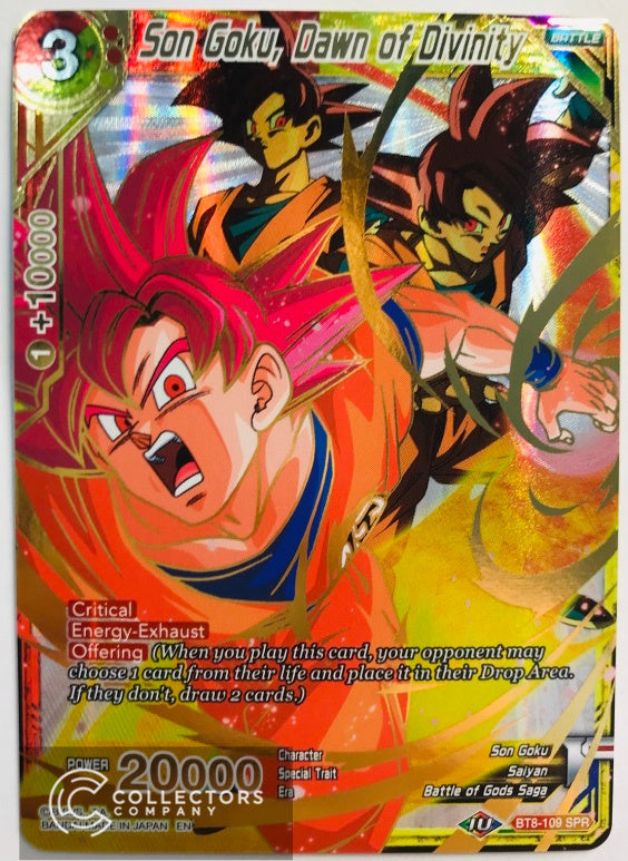 BT8-109 - Son Goku, Dawn of Divinity - Special Rare – Collectors Company