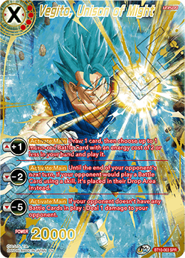 BT10-003 - Vegito, Unison of Might - Special Rare - 2ND EDITION – Collectors Company