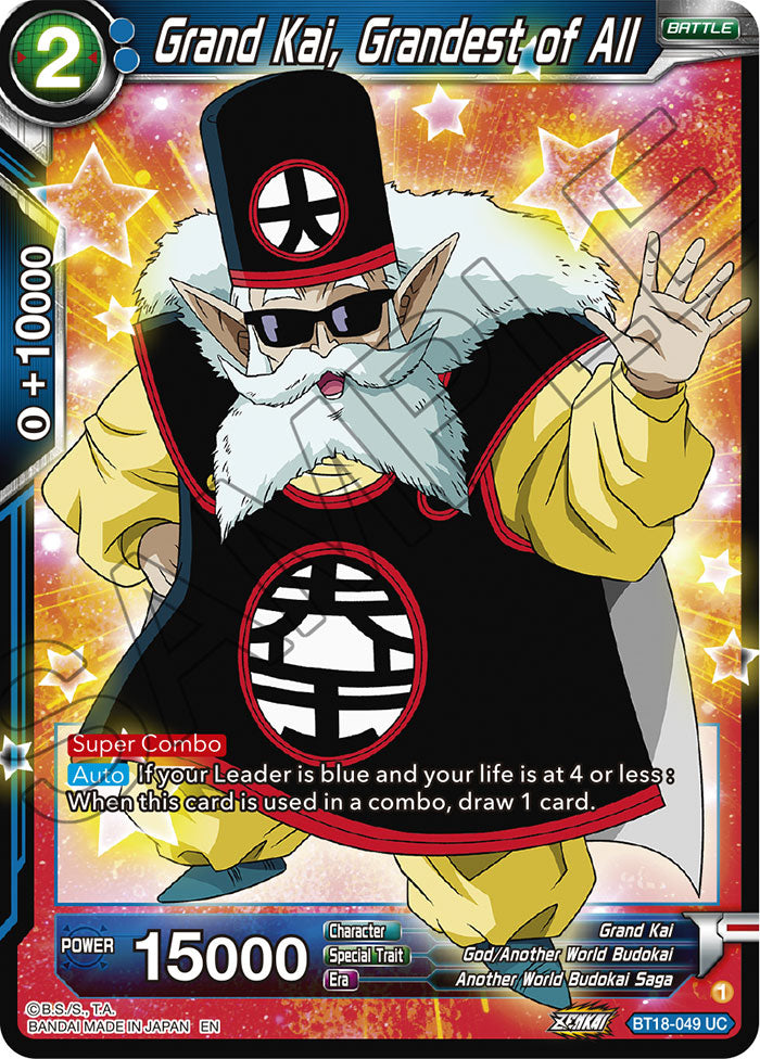 BT18-049 - Grand Kai, Grandest of All - Uncommon – Collectors Company
