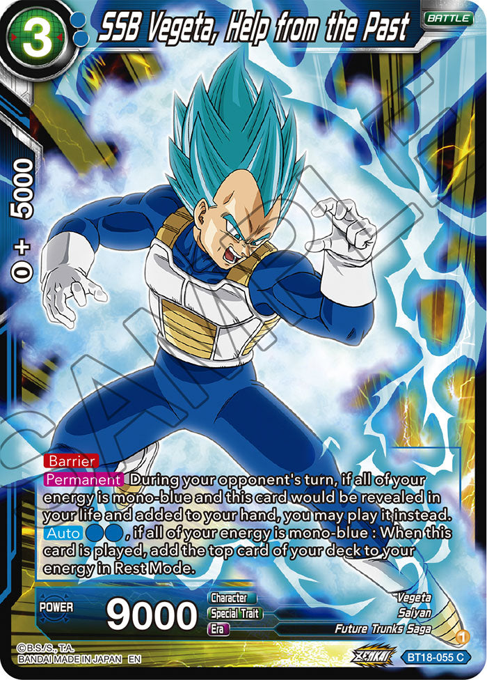 BT18-055 - SSB Vegeta, Help from the Past - Common – Collectors Company