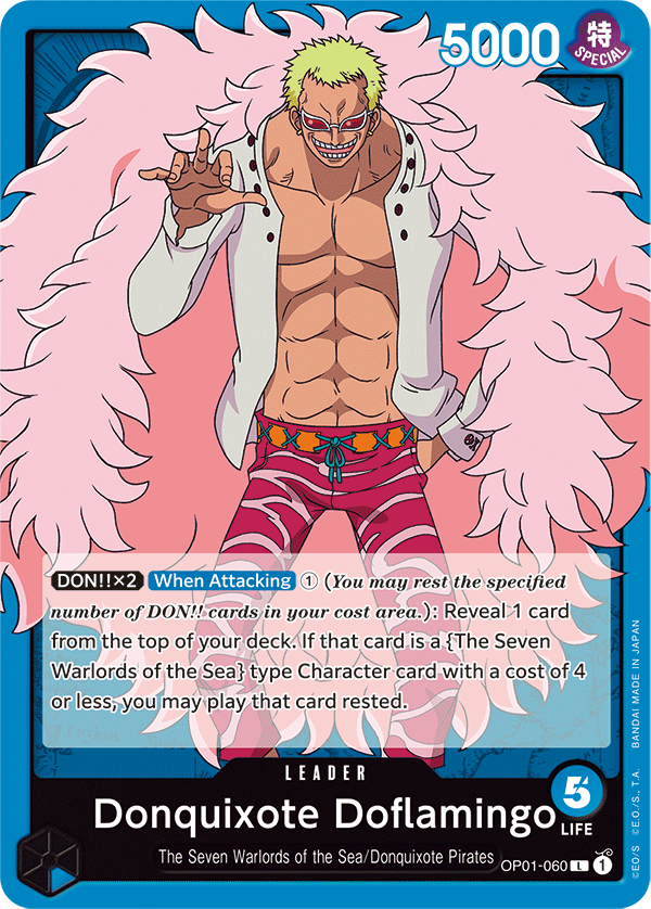 OP01-060 - Donquixote Doflamingo - Leader – Collectors Company