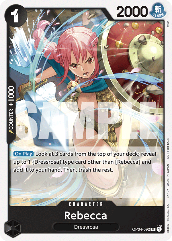 OP04-092 - Rebecca - Rare ALT ART – Collectors Company