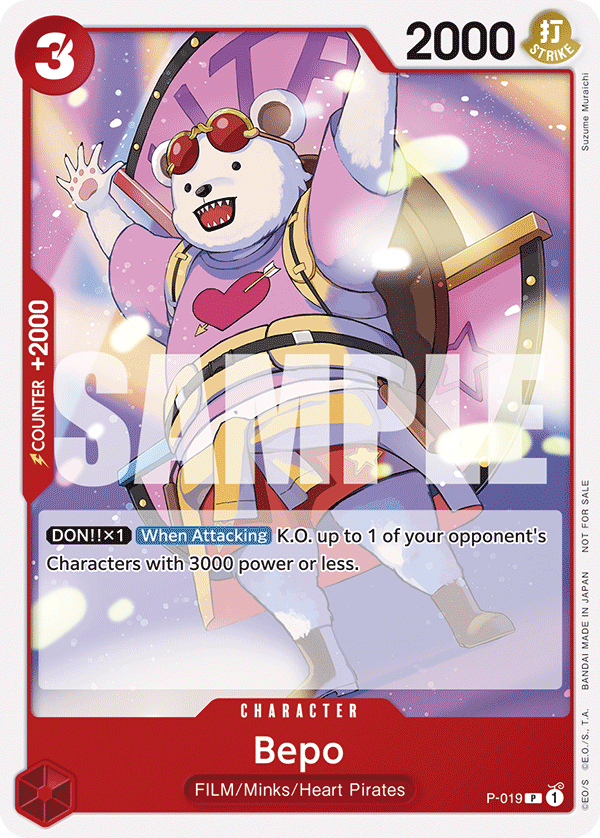 P-019 - Bepo - Promo ALT ART – Collectors Company