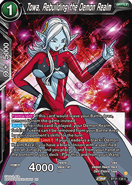 BT21-138 - Towa, Rebuilding the Demon Realm - Common – Collectors Company