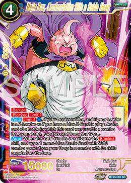 BT25-066 - Majin Buu, Confrontation With a Noble Heart - Super Rare ...