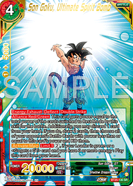BT25-130 - Son Goku, Ultimate Spirit Bomb - Super Rare – Collectors Company