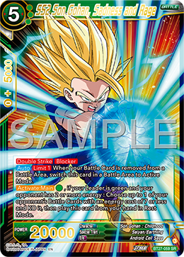 BT27-059 - SS2 Son Gohan, Sadness and Rage - Super Rare – Collectors ...