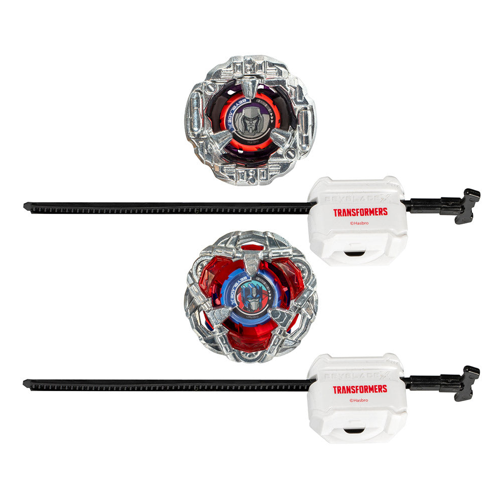 Beyblade X - Transformers Optimus Prime 4-60P & Megatron 4-80B ...