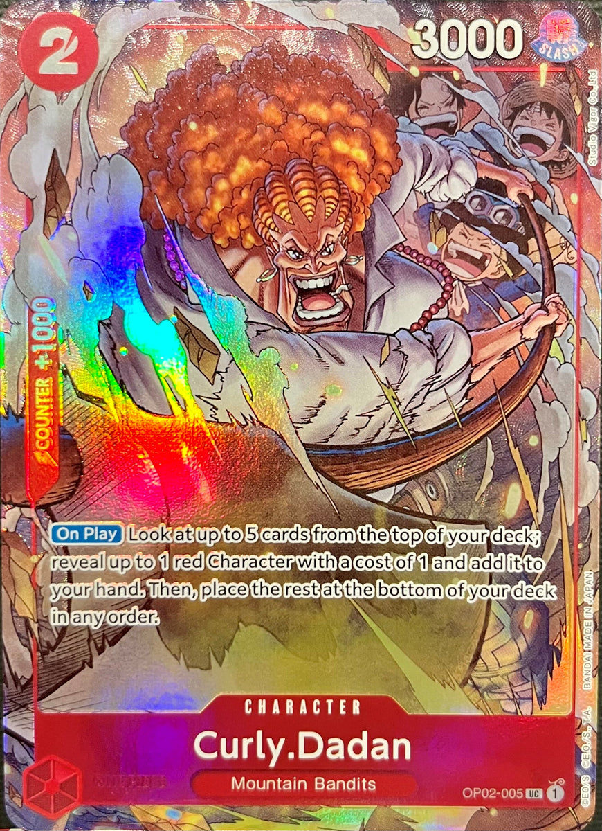 OP02-005 - Curly.Dadan - Uncommon ALT ART – Collectors Company