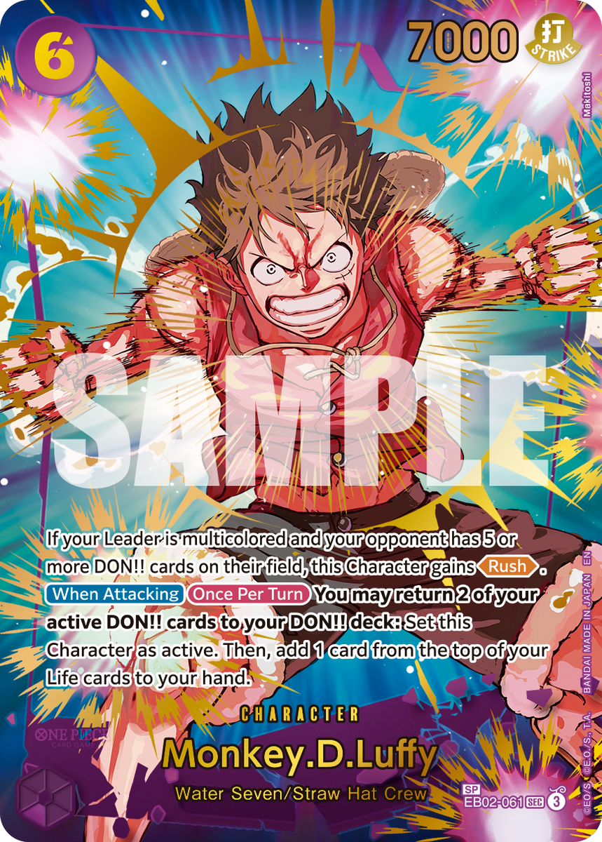 EB02-061 - Monkey.D.Luffy - Special Rare – Collectors Company