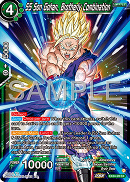 EX24-28 - SS Son Gohan, Brotherly Combination - Expansion Rare ...