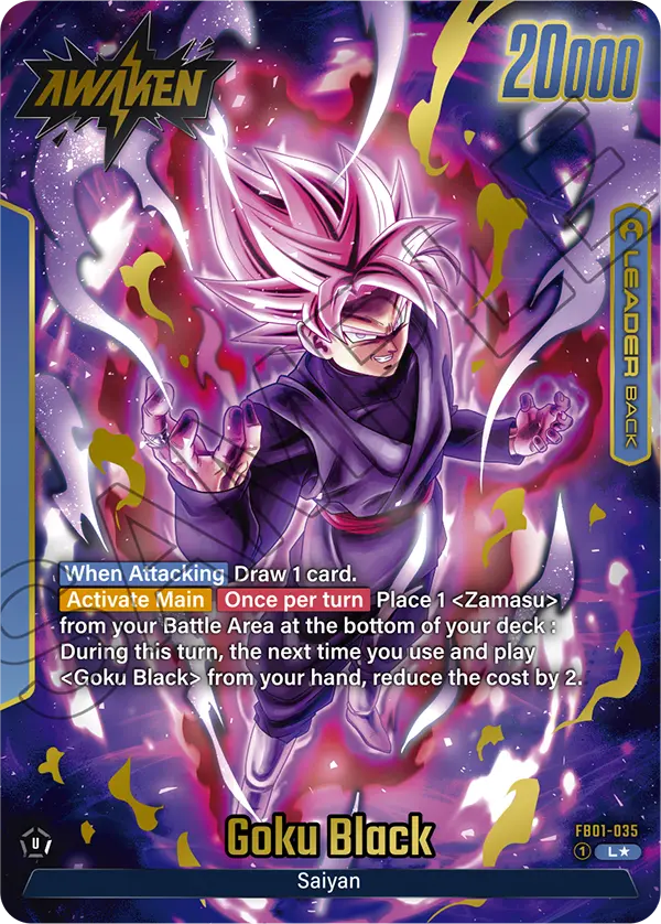 FB01-035 - Goku Black - Leader ALT ART – Collectors Company