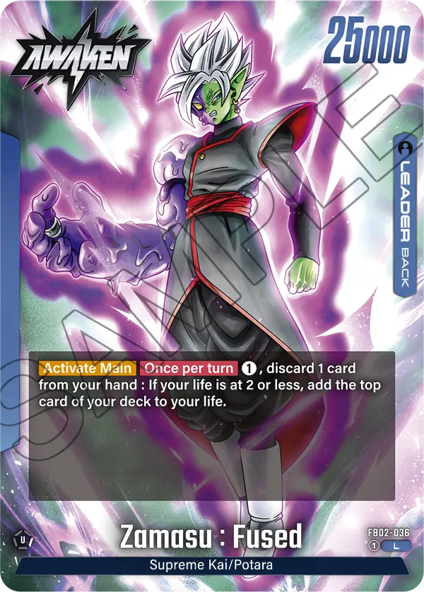 FB02-036 - Zamasu : Fused - Leader – Collectors Company