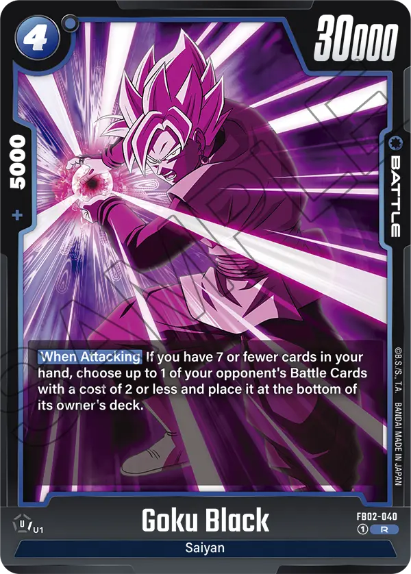 FB02-040 - Goku Black - Rare – Collectors Company