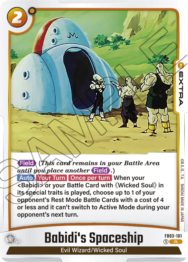 FB03-101 - Babidi's Spaceship - Rare – Collectors Company