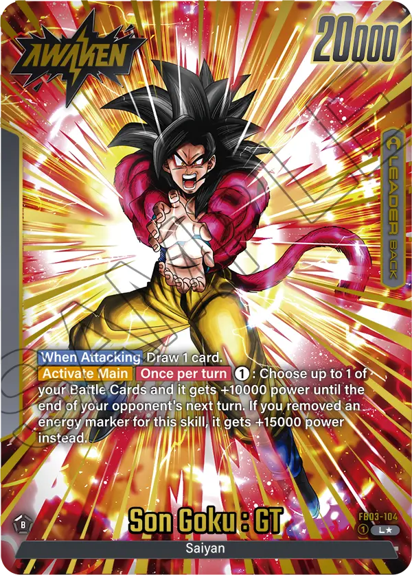 FB03-104 - Son Goku : GT - Leader ALT ART – Collectors Company