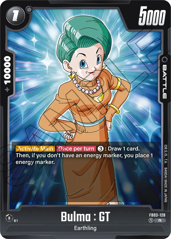 FB03-128 - Bulma : GT - Rare – Collectors Company
