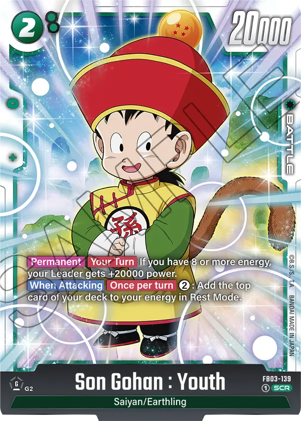 FB03-139 - Son Gohan : Youth - Secret Rare – Collectors Company