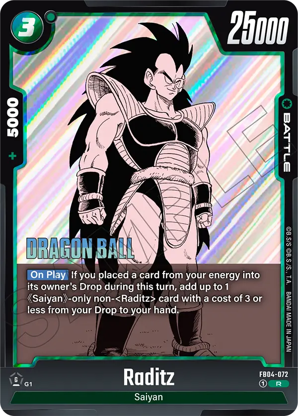 FB04-072 - Raditz - Rare (Reprint) – Collectors Company