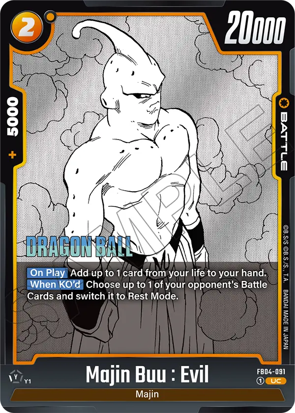 FB04-091 - Majin Buu : Evil - Uncommon (Reprint) – Collectors Company