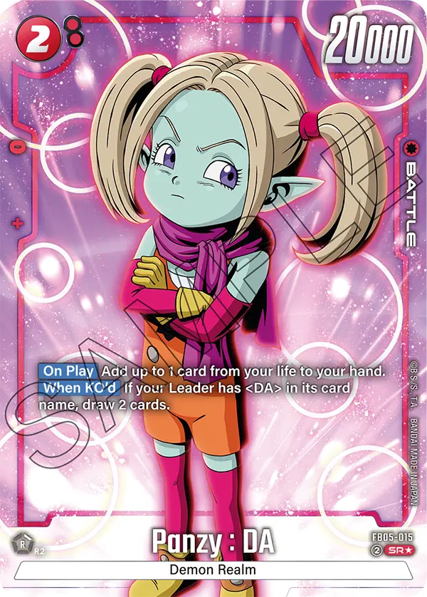 FB05-015 - Panzy : DA - Super Rare ALT ART – Collectors Company