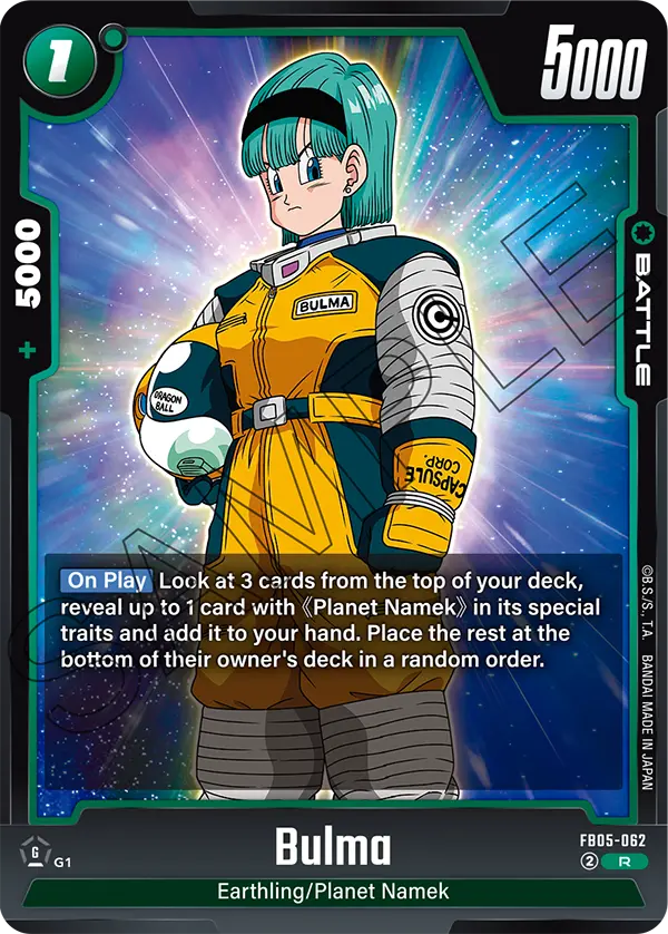 FB05-062 - Bulma - Rare – Collectors Company