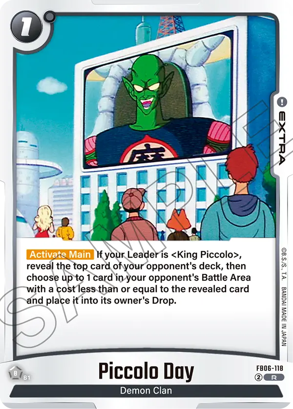 FB06-118 - Piccolo Day - Rare – Collectors Company