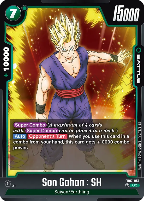 FB07-057 - Son Gohan : SH - Uncommon – Collectors Company
