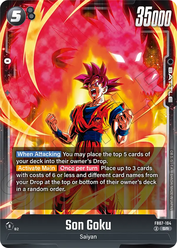 FB07-104 - Son Goku - Super Rare – Collectors Company