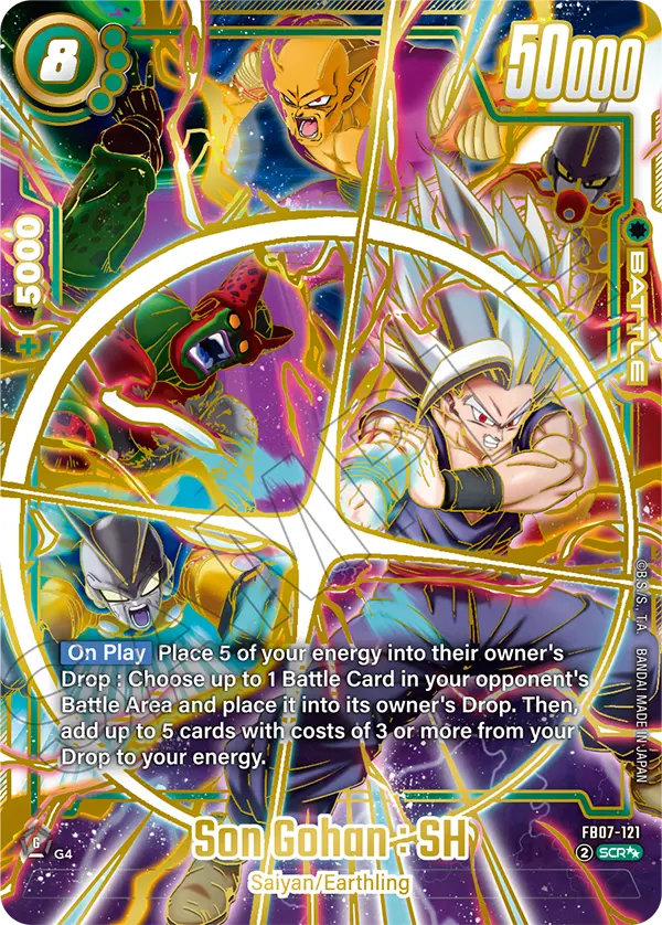 FB07-121 - Son Gohan : SH - Secret Rare SUPER ALT ART – Collectors Company