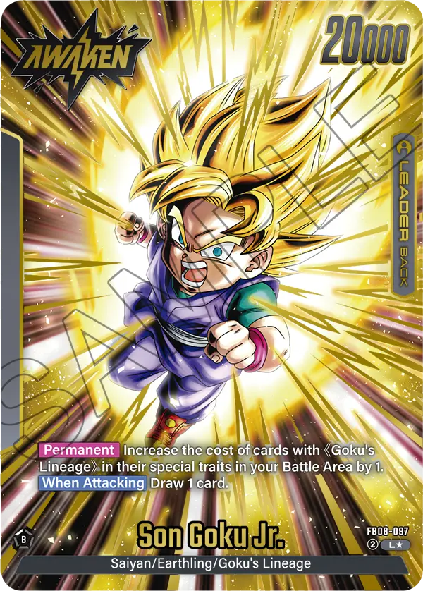 FB08-097 - Son Goku Jr. - Leader ALT ART – Collectors Company