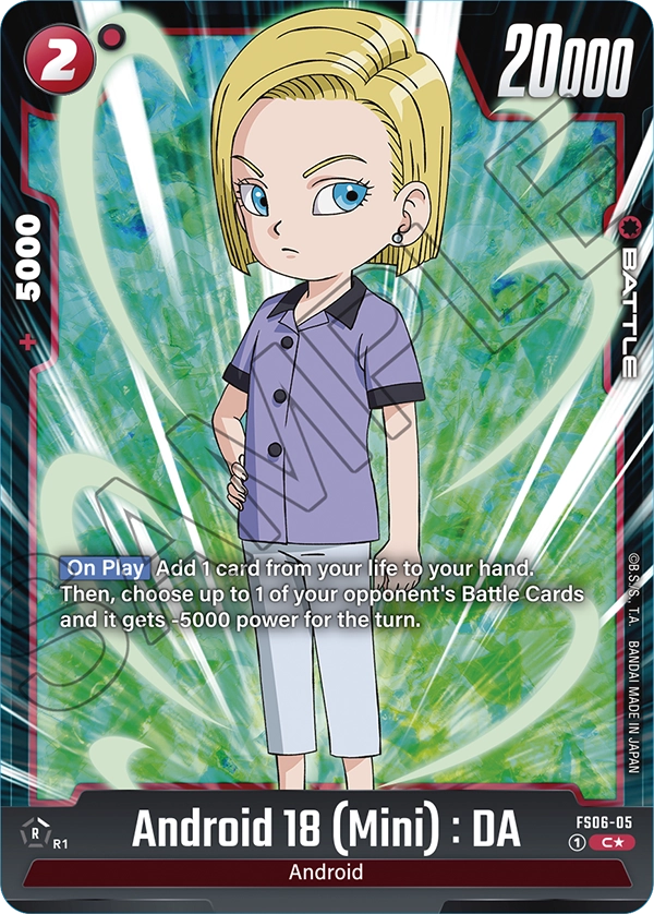 FS06-05 - Android 18 (Mini) : DA - Common ALT ART – Collectors Company