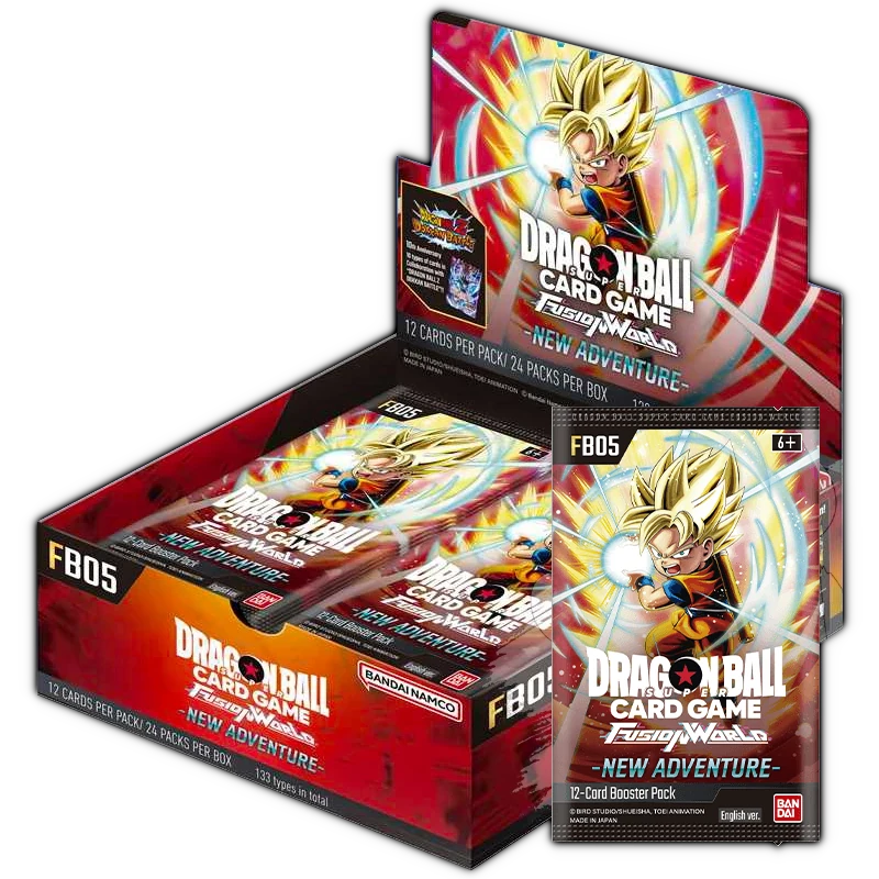 [PRE-ORDER] DBS Fusion World - FB05 New Adventure Booster Box - Sealed ...