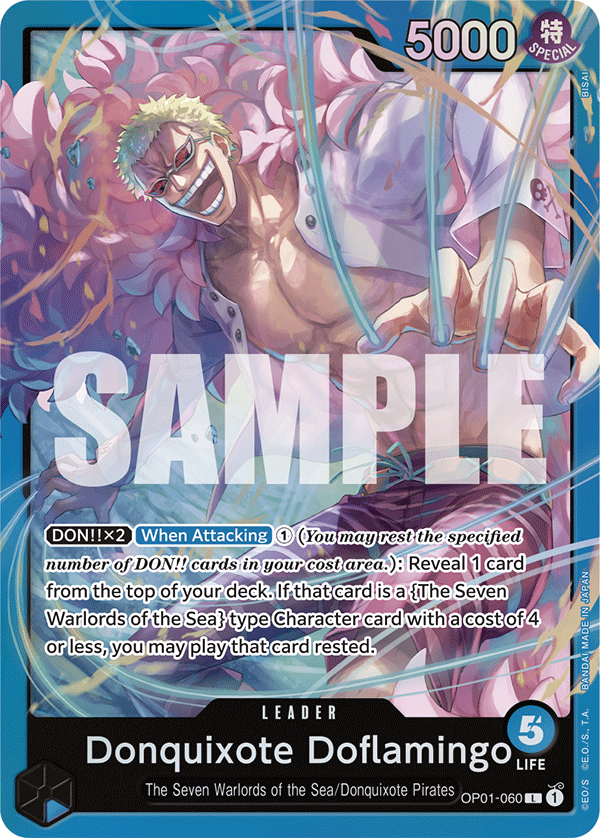 OP01-060 - Donquixote Doflamingo - Leader Alt Art – Collectors Company