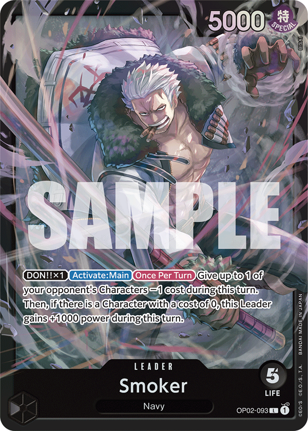 OP02-093 - Smoker - Leader Alt Art – Collectors Company