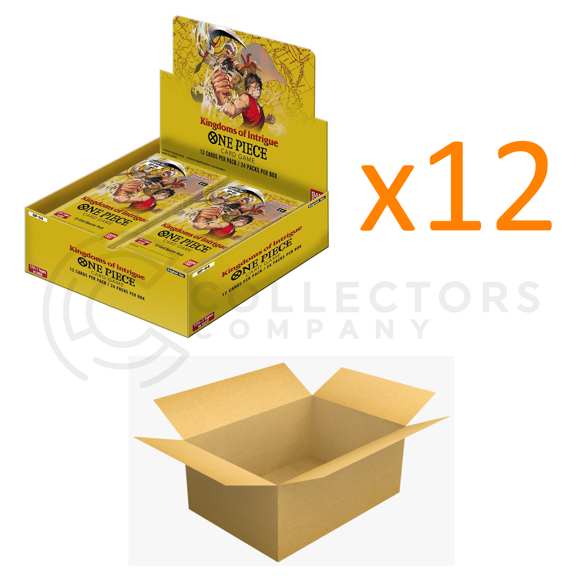 [PRE-ORDER] One Piece CG - OP04 Kingdoms of Intrigue Booster Box CASE ...