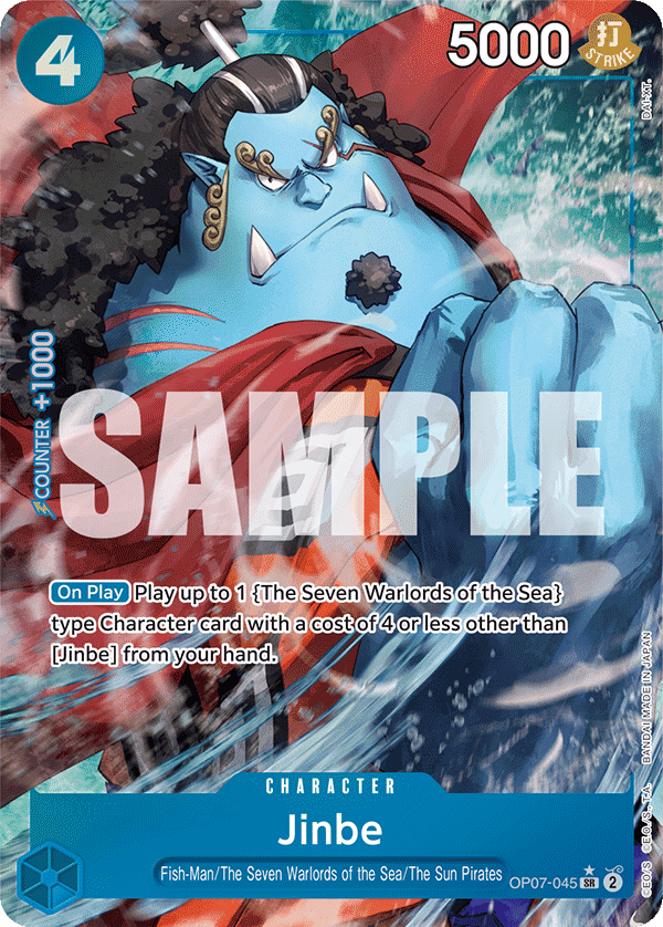 OP07-045 - Jinbe - Super Rare Alt Art – Collectors Company
