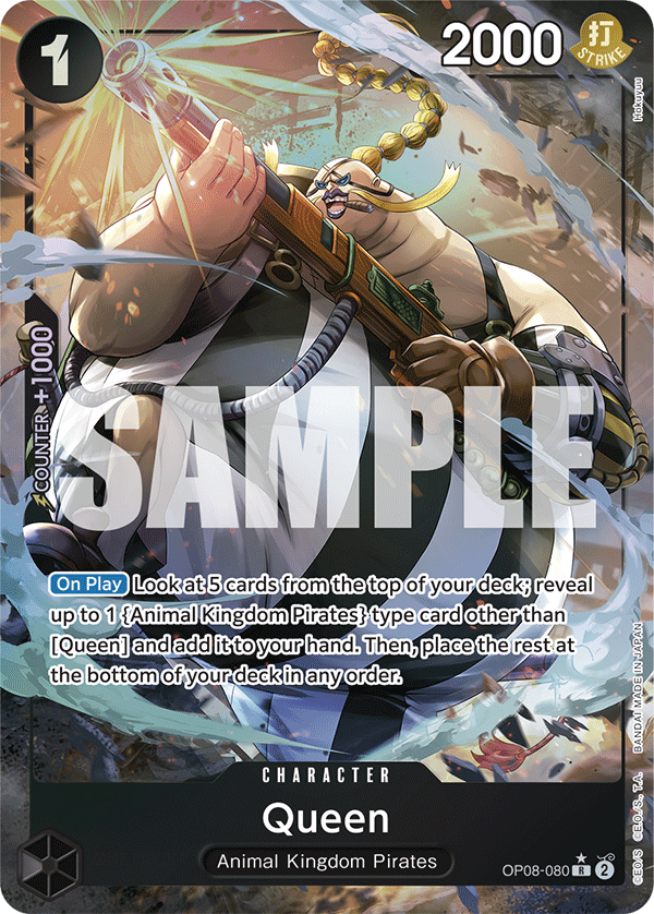 OP08-080 - Queen - Rare Alt Art – Collectors Company