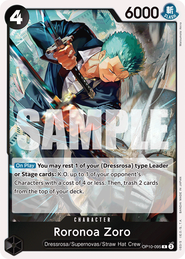 OP10-095 - Roronoa Zoro - Rare – Collectors Company