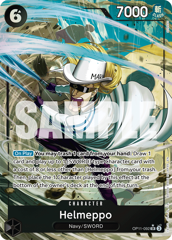 OP11-092 - Helmeppo - Super Rare Alt Art – Collectors Company